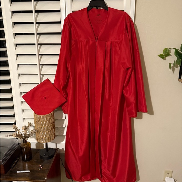 Jostens | Other | Red Cap And Gown For Graduation 6 603 | Poshmark